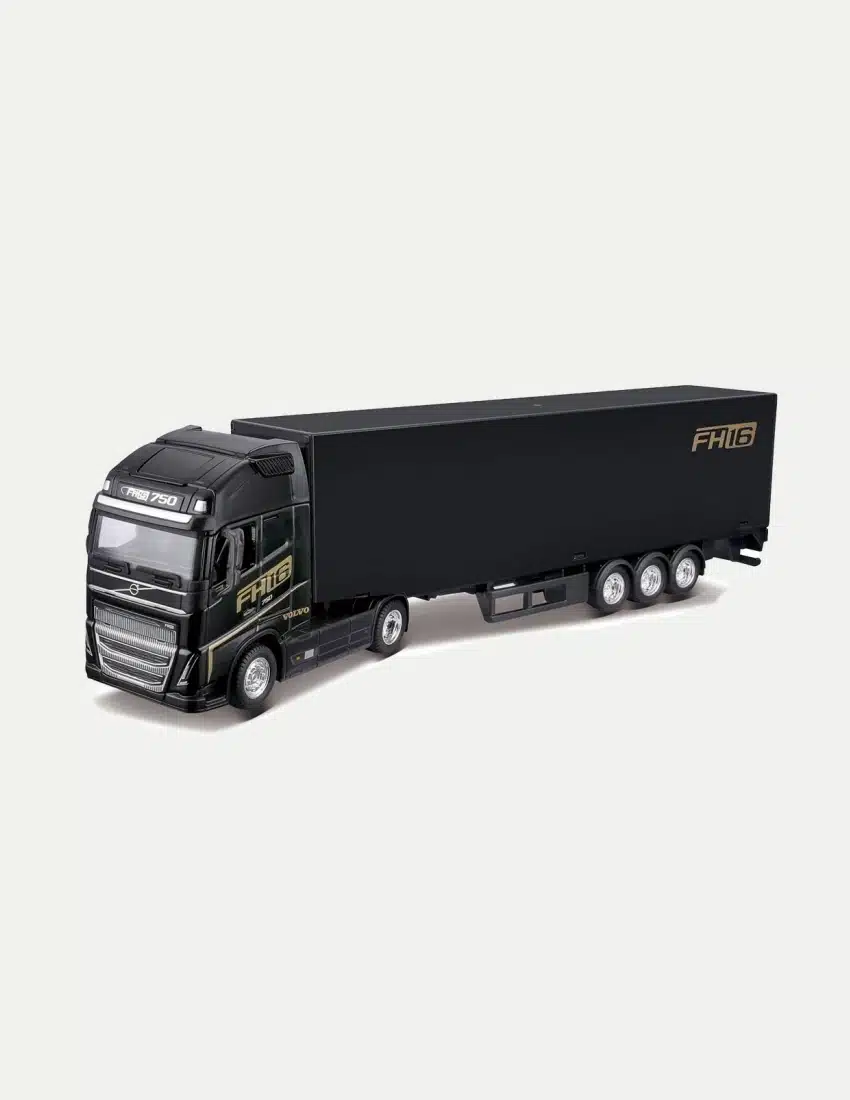 Maisto 1:87 Volvo FH16 Globetrotter 750 XXL Diecast Truck Model – Black ...