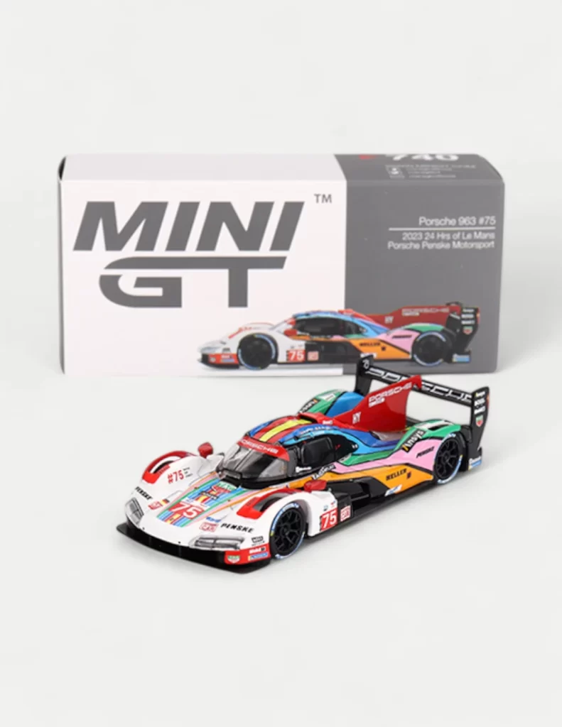 MINI GT #740 Porsche 963 #75 2023 24 Hrs of Le Mans Diecast